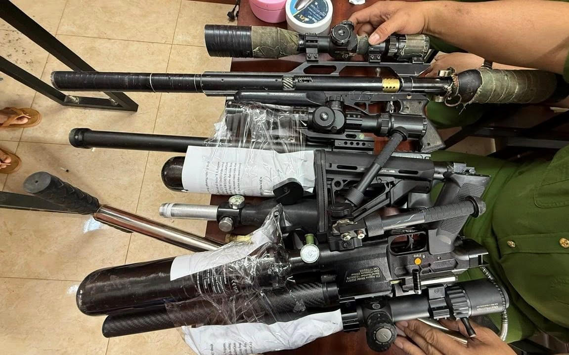 Triệt phá đường dây chế tạo súng quân dụng