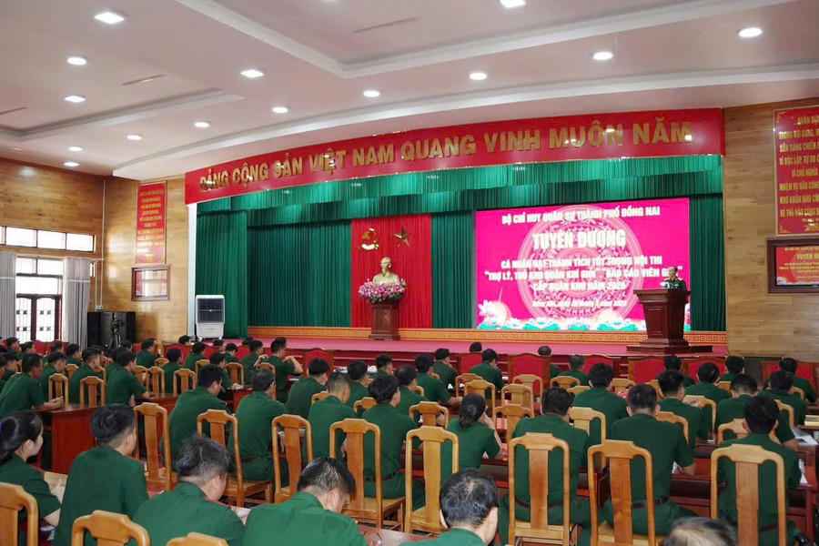 Bộ CHQS thành phố Đồng Nai phát động phong trào thi đua, tuyên dương cá ...